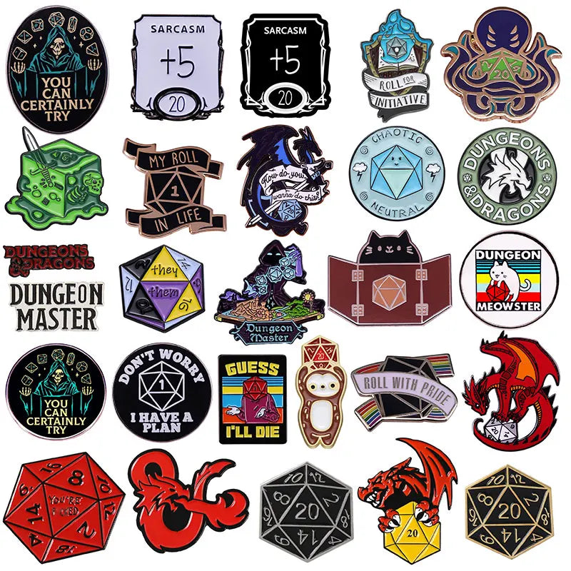DnD Pins and Badges – DnD Emporium Co
